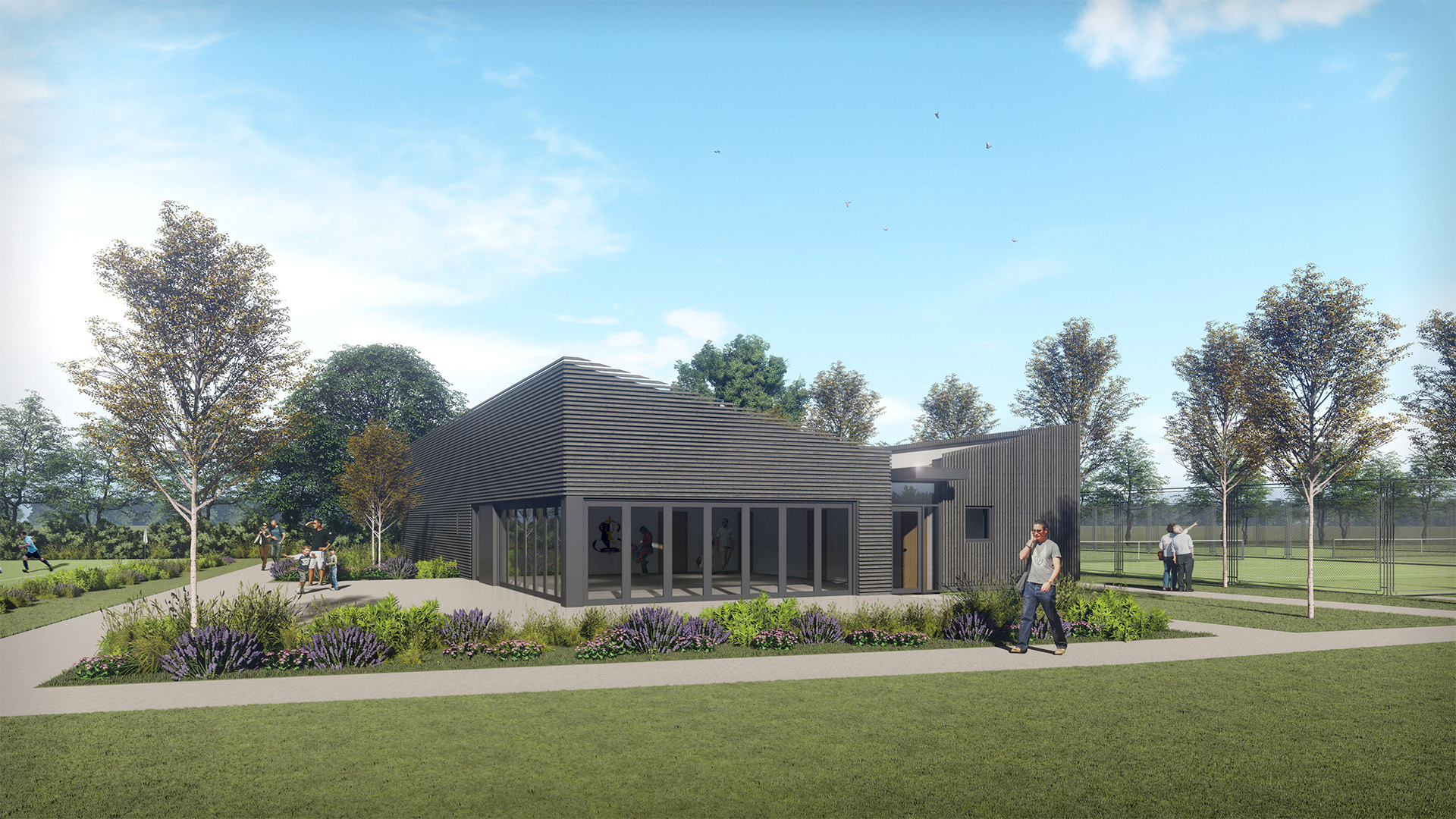 Sports Pavilion in New Forest - Williams Lester Architects